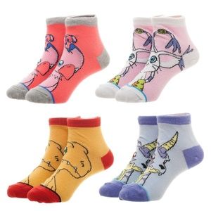 Bioworld | Accessories | Digimon Childrens Socks Set Of 4 Pairs ...